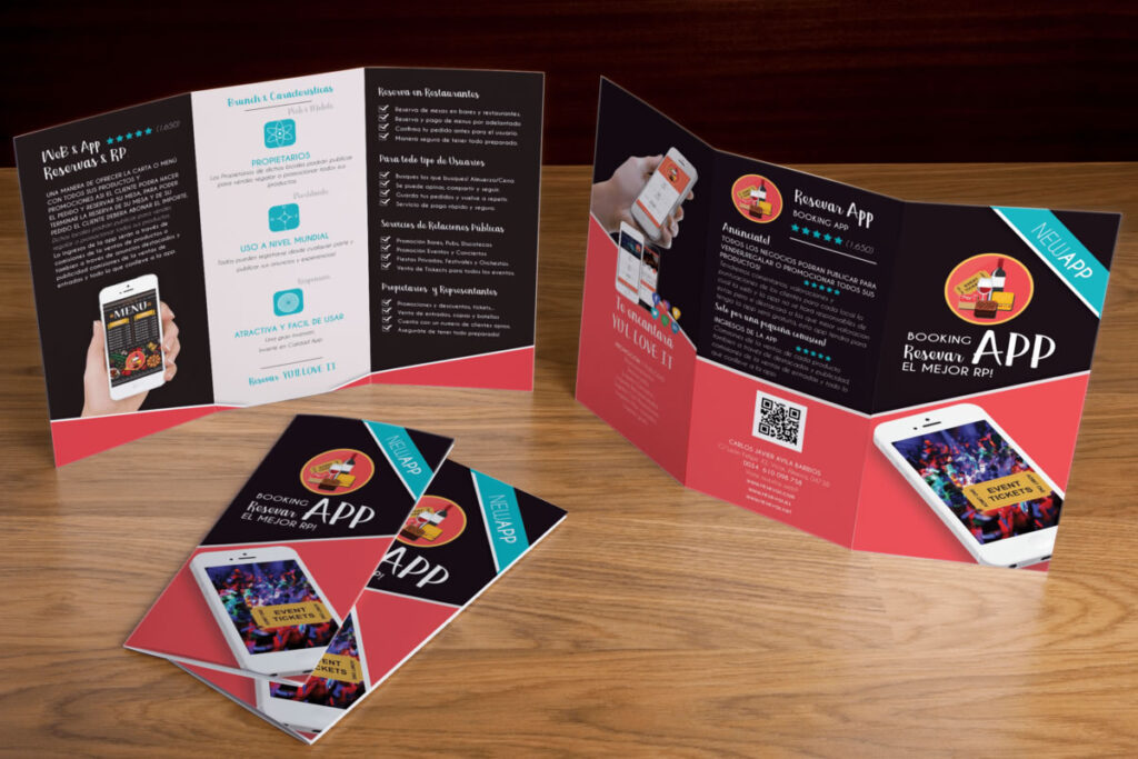 Diseño e impresión de dípticos y trípticos al mejor precio